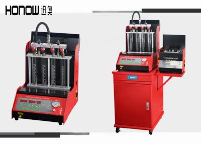 Cina Attrezzatura di prova automatica piena rossa dell'ugello della macchina di pulizia ultrasonica dell'iniettore in vendita