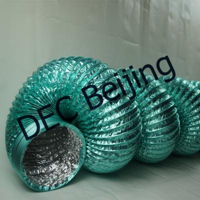 China Fire resistance Aluminum Foil Flexible Duct 6 inch flexible HVAC duct for air conditioner for sale