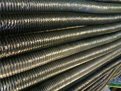 China Cleaning equipment extractor arm 160mm PVC coated glass fiber ducting for sale