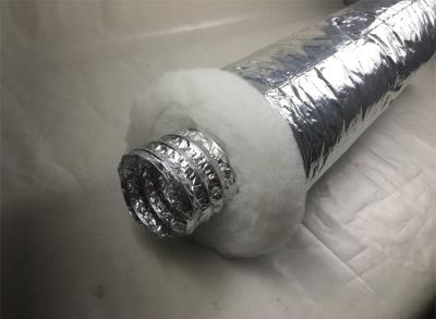 China High quality 50mm polyester insulation insulated ducting for HVAC system for sale