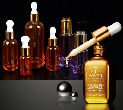 Cina Contagoccia 15ml di Amber Cosmetic Packaging With Glass dell'olio essenziale in vendita