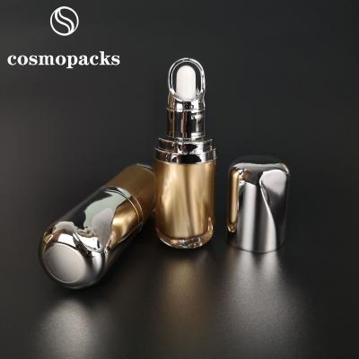 China 15ml Facial Serum Luxury Acrylic Dropper Glass Bottle Cosmetic Packaging for sale