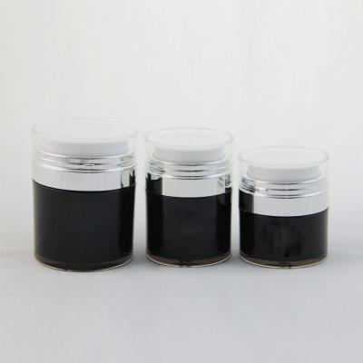 Китай Серебряный черный опарник PP прочный Skincare/покрывает 15ml 30ml 50ml продается