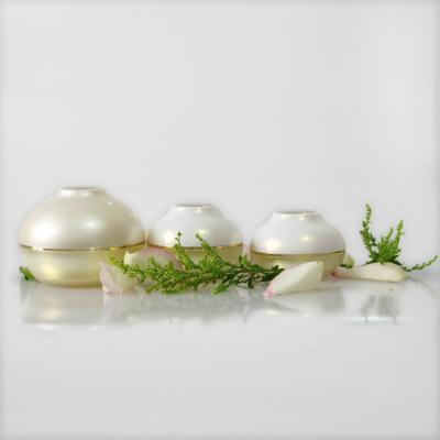 China la ronda plástica de acrílico vacía 30G sacude la crema de lujo del ojo del cuidado de piel con la tapa del tornillo en venta