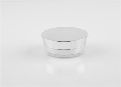 China Van de de Dekkingsroom van de Skincare Acryl Berijpte Kruik 15g Kosmetische Zilveren de Kruik/de Flessen Verpakking Te koop