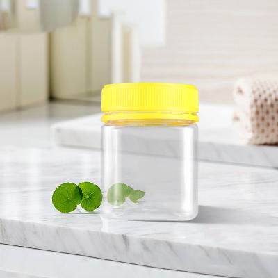 China 220ML 7oz Empty PET Plastic Storage Honey Candy Cookie Container Jar For Food Packaging for sale
