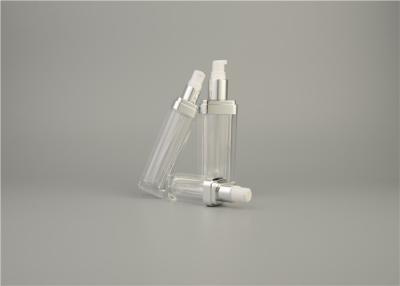 Cina La lozione cosmetica della pompa trasparente imbottiglia la plastica su ordinazione 30ml per emulsione in vendita