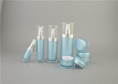 Cina Cosmetico di plastica di forma della bottiglia acrilica ovale della lozione che imballa la bottiglia acrilica di plastica della lozione di Shangyu in vendita