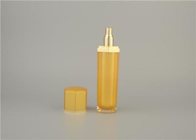 Cina la lozione cosmetica di 15ml 30ml 50ml 100ml imbottiglia le bottiglie di plastica della lozione con il contenitore cosmetico acrilico dello spruzzatore con lo spruzzatore in vendita
