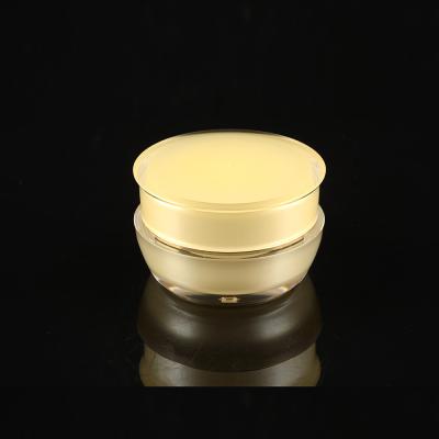 China Nice Design Cosmetic Cream Jars And Bottles Acrylic Plastic Cosmetic Containers Premium Cosmetic Packaging for sale