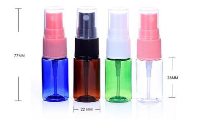 中国 空のプラスチック化粧品のスプレーのびん透明な5ml 8mlのサンプルの大きさのFDA 販売のため