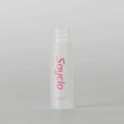 China material plástico da mini garrafa cosmética do pulverizador 4.5ml transparente com névoa fina à venda