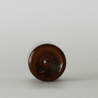 China Empty Plastic Lotion Containers 50ml , Amber Eye Dropper Bottles With Rubber Cap for sale