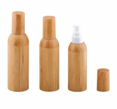 China De Laser van het Productcontainers 30ml 50g 100g van de bamboeglb Schoonheid graveert Druk Te koop