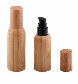 China De Laser van het Productcontainers 30ml 50g 100g van de bamboeglb Schoonheid graveert Druk Te koop