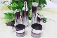 China Face Body Empty Foundation Bottle 30ml 50ml Matte Black Plastic Pump Golden Cap for sale