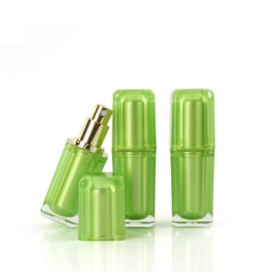 Cina Colore verde di plastica senz'aria quadrato pp di verde di bottiglie dell'erogatore 40ml 70ml materiale in vendita
