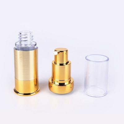 中国 金色の空気のない化粧品は小さい化粧品の容器ISO90001をびん詰めにします 販売のため
