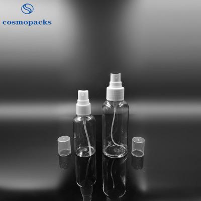 Cina Il cosmetico senz'aria dell'ANIMALE DOMESTICO di plastica trasparente imbottiglia 15ml 30ml 50ml 60ml HJ-706 in vendita