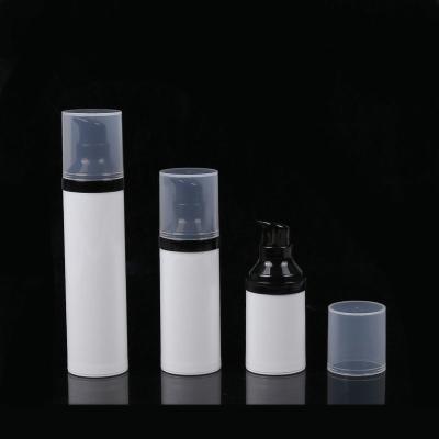 Cina Il cosmetico senz'aria materiale dei pp imbottiglia il colore bianco del piccolo volume per lozione in vendita