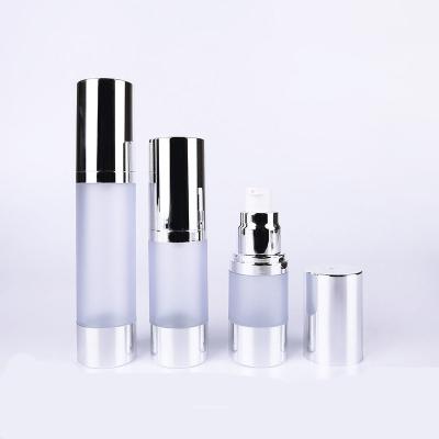 Cina I pp argentano glassare placcando le bottiglie cosmetiche senz'aria 30ml in vendita