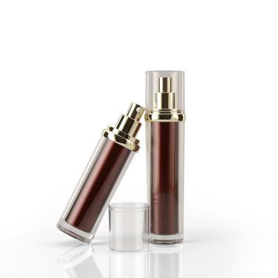 Cina Bottiglie cosmetiche senz'aria di capacità glassate lozione 40ml in vendita
