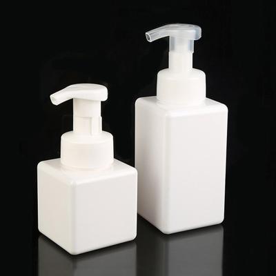 Cina Contenitori di plastica della lozione del quadrato 250ml 450ml di cura di pelle in vendita
