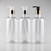 China Transparent Plastic Shampoo Vacuum Airless Cosmetic Bottles for sale