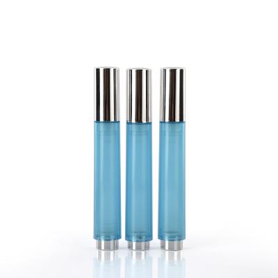 中国 クリーム色のアクリル10ml 15mlの青い化粧品の瓶を注目して下さい 販売のため