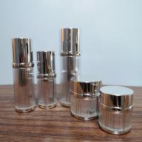 China Silver Lotion Screw Lid 15g 30g Empty Makeup Jars for sale