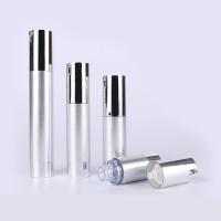 China Plastic Plating Vacuum Airless Cosmetic Bottles for sale