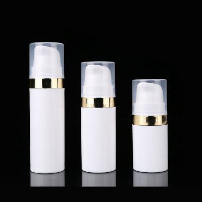 Cina 5ML 10ML 15ML bottiglia di plastica in PP bianca senza aria in vendita