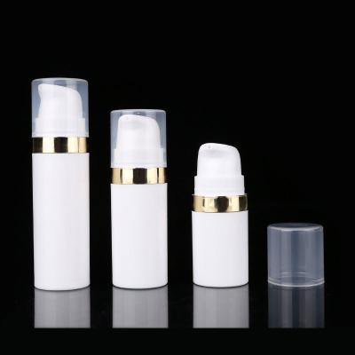 Cina 5ML 10ML 15ML bottiglia di plastica in PP bianca senza aria in vendita
