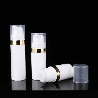 Cina 5ML 10ML 15ML bottiglia di plastica in PP bianca senza aria in vendita