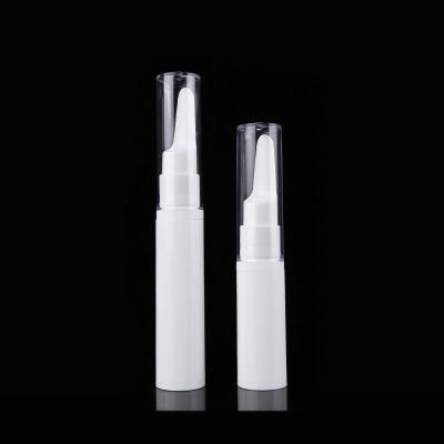 Cina Bottiglia a pompa senza aria di 5 ml 10 ml di plastica bianca in PP con crema per occhi a essenza rotonda in vendita