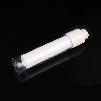 Cina 15ml 30ml 50ml bicchiere di plastica bianca in PP nera torcere fino pompa senza aria in vendita