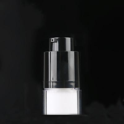 Cina 15ml 30ml 50ml bicchiere di plastica bianca in PP nera torcere fino pompa senza aria in vendita