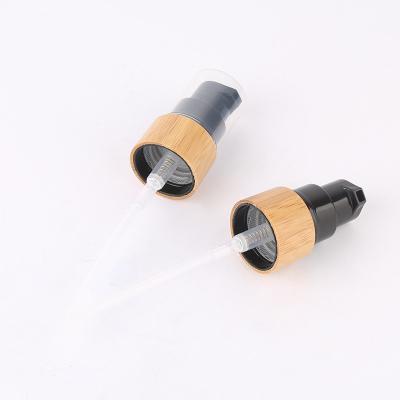 China Pearly Alumite 4.5g Plastic Bamboo Fine Mist Pump Sprayer for sale