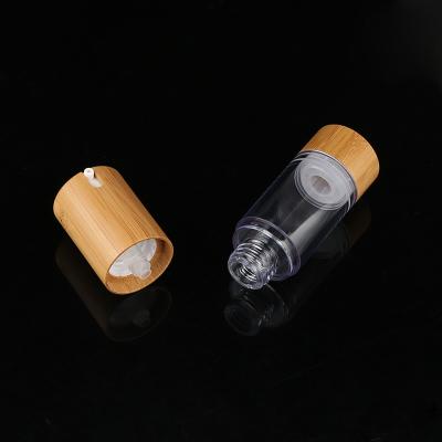 中国 タケ ポンプびんとして詰め替え式の透明な15ml空気のないCapless 販売のため
