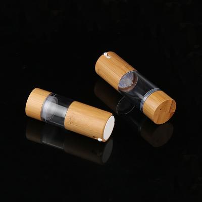中国 タケ ポンプびんとして詰め替え式の透明な15ml空気のないCapless 販売のため