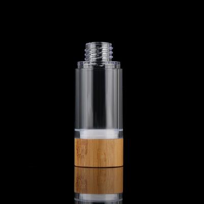 中国 タケ ポンプびんとして詰め替え式の透明な15ml空気のないCapless 販売のため