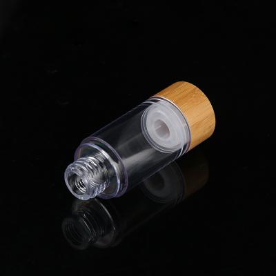 中国 タケ ポンプびんとして詰め替え式の透明な15ml空気のないCapless 販売のため