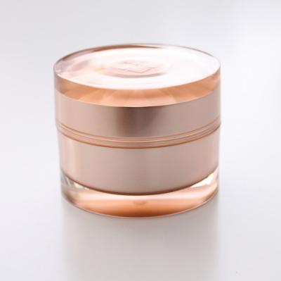 China Cuidados com a pele delicados em volta dos frascos 5g de creme cosméticos plásticos vazios de 44MM à venda
