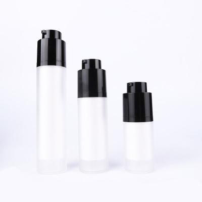 Cina Matte Round Skincare Airless Cosmetic imbottiglia Eco amichevole in vendita