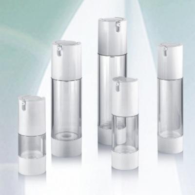 Cina Bottiglie cosmetiche senz'aria di plastica della lozione 1.7oz di RTS in vendita