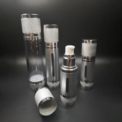 Cina bottiglia senz'aria di alluminio della pompa di 30ml 50ml 80ml per l'imballaggio cosmetico dello skincare in vendita