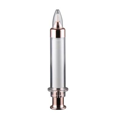 Cina L'occhio precompilato del labbro della siringa solleva la placcatura UV senz'aria acrilica della bottiglia 10ML in vendita