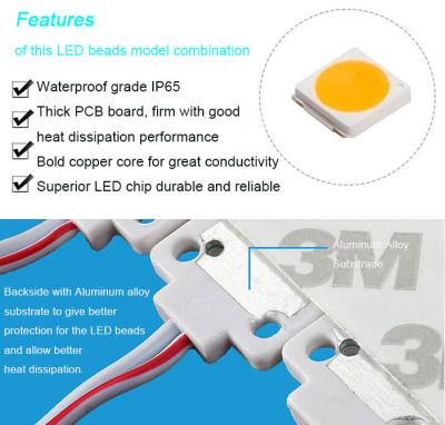 China IP65 12v Pixel Led Module Low Power Consumption -20-50 Degree Work Temperature for sale
