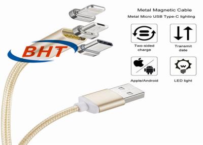 China Fast Speed Magnetic USB Cable , Magnetic Charging Adapter For Micro Usb Cable for sale