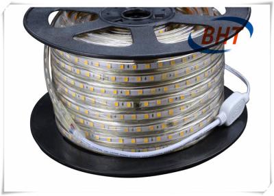 China Super Bright 220V Led Strip Waterproof PVC Tube Good Flexibility For Any Shape for sale